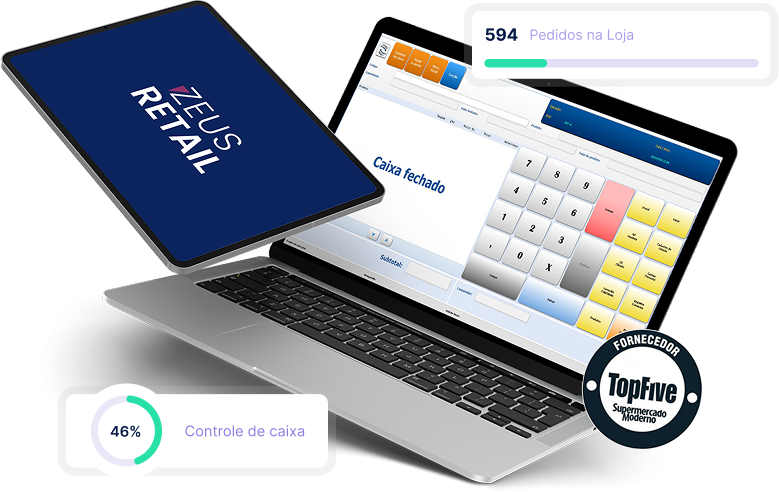 Landing Page Zanthus - Automação Comercial Para Varejo